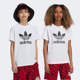 Jungen T-Shirt "ADICOLOR TREFOIL KIDS", wei&szlig;, Gr. 170, adidas originals, Obermaterial: 100% Baumwolle, Shirts, f&uuml;r Kinder und Teens, sportlicher
