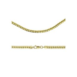 Firetti Damen Panzerkette "Schmuck Geschenk Gold 333 oder 585 Collierkette in mehreren Breiten", 60, Gelbgold 333, B: 3,8mm, gold, Gelbgold 333,