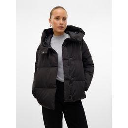 V&eacute;ro Moda VERO MODA Damen Steppjacke "VMSTELLA SHORT JACKET NOOS", schwarz, Gr. XS, leicht gl&auml;nzend, unifarben, Steppware, Obermaterial: 100% Polyester,