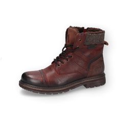 Herren Winterboots, Dockers by Gerli, Gr. 42, braun, Nappaleder, Schuhe, Stiefel, Boots mit Warmfutter