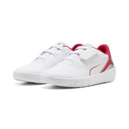 Puma Kinder Sneaker "Scuderia Ferrari HP Drift Cat 11 Sneakers Kinder", Gr. 28,5, wei&szlig;, Obermaterial: Textil, Synthetik; Futter: Textil; Innensohle: