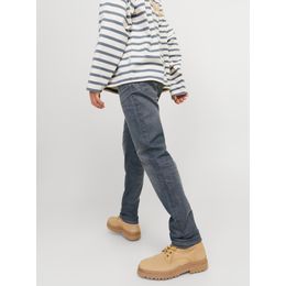 Jack & Jones JACK & JONES Herren Slim-fit-Jeans "JJIGLENN JJICON JJ 619 50SPS NOOS", grau, Gr. 28, Abriebeffekte, Denim/Jeans, Obermaterial: 93% Baumwolle, 5%