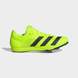 Kinder Laufschuh "ALLROUNDSTAR", adidas Performance, Gr. 38,5lucid lemon, core schwarz, silber metallic, Synthetik, Textil, Schuhe,