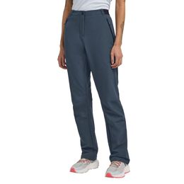 Jack Wolfskin Damen Funktionshose "GEIGELSTEIN PANTS W", blau, Gr. 38, Obermaterial: 91% Polyester, 9% sonstige Fasern. Futter: 100% Polyester, Hosen