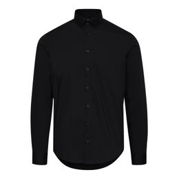 Casual Friday Herren Businesshemd "Businesshemd CFViggo", schwarz, Gr. XL, Obermaterial: 97% Baumwolle CO. 3% Elasthan EL., Hemden