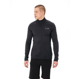 Vaude Herren Langarmshirt "MEN'S LIVIGNO HALFZIP II", schwarz, Gr. L, Obermaterial: 89% Polyester, 11% Elasthan, Shirts, elastische Verarbeitung,