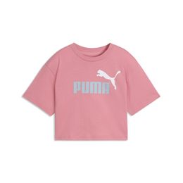 Puma M&auml;dchen T-Shirt "Essentials 2 Colour No. 1 Puma Logo Kurzes T-Shirt M&auml;dchen"wild pink, Gr. 152, Obermaterial: 100% Baumwolle; Kragen: 30%