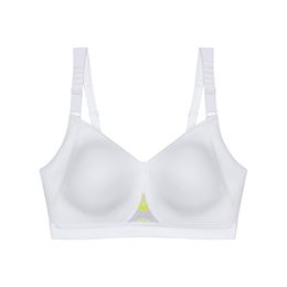 Damen Sport-BH "Triaction Gravity Lite P EX", triaction by Triumph, Gr. 85, wei&szlig;, Single Jersey, Obermaterial: 47% Polyester, 33% Polyamid, 20%