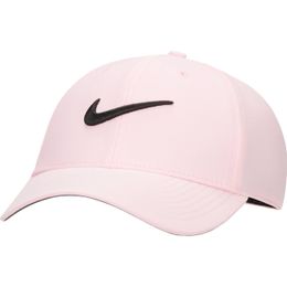 Nike Damen Baseball Cap "U NK DF CLUB CAP S CB P"med soft pink, schwarz, Gr. L, Obermaterial: 100% Polyester, Caps