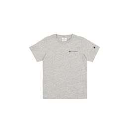 Champion Jungen T-Shirt, grau, Gr. XL, Obermaterial: 60% Baumwolle, 40% Polyester, Shirts, f&uuml;r Kinder, mit Logodrucken, Kurzarm, aus Baumwolle,