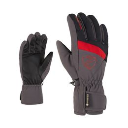Ziener M&auml;dchen Skihandschuhe "LEIF GTX", grau, Gr. 3,5, Kunstfaser, Handschuhe