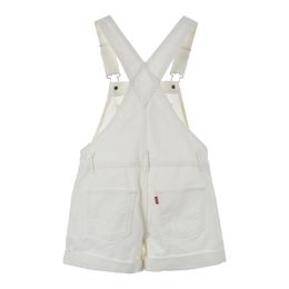 LEVI'S KIDS M&auml;dchen Latzhosewei&szlig; alyssum, Gr. 16, Denim/Jeans, Obermaterial: 98% Baumwolle, 2% Elasthan, Hosen, mit Kn&ouml;pfen an der Taille for GIRLS