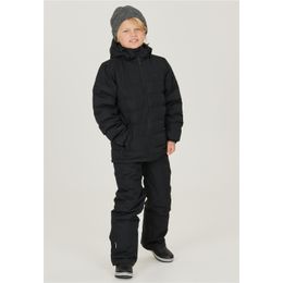 WHISTLER Jungen Skihose "Fairfax", schwarz, Gr. 128, unifarben, 100% Polyester, Hosen, mit wind- und wasserdichter Funktionsmembran