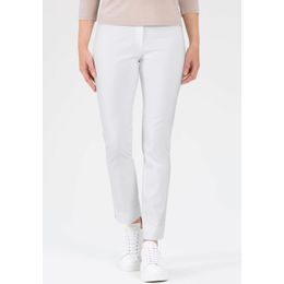 Stehmann Damen Stretch-Hose "INA", wei&szlig;, Gr. 36, unifarben, Web, Obermaterial: 72% Viskose, 25% Polyamid, 3% Elasthan, Hosen, mit Stretch