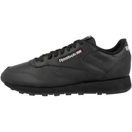 Reebok Herren Sneaker "Reebok Leather Sneaker low Unisex Erwachsene Schuhe", Gr. 36,5schwarz, Glattleder, Schuhe, Perforationen