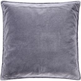IB Laursen Kissenbezug Velour quadratisch 52 x 52 cm, purple ash skandinavische Deko Online Shop