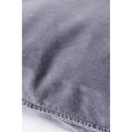 IB Laursen Kissenbezug Velour quadratisch 52 x 52 cm, purple ash skandinavische Deko Online Shop