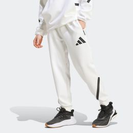 Herren Sporthose "NEW ADIDAS Z.N.E", wei&szlig;, Gr. M, adidas Sportswear, Obermaterial: 57% Polyester, 43% Baumwolle, Hosen