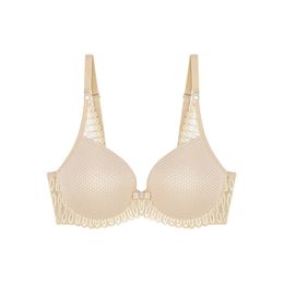 Triumph Damen B&uuml;gel-BH "Aura Spotlight WHP", Gr. 70, beige, Microtouch, Obermaterial: 61% Polyester, 32% Polyamid, 7% Elasthan, BHs, moderne
