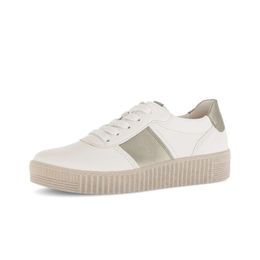 Gabor Damen Sneaker "Sneaker low", Gr. 35,5creme, Schuhe