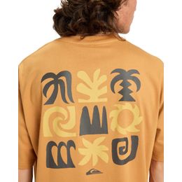Quiksilver Herren T-Shirt "Pto Sun Flow", braun, Gr. M, Obermaterial: 100% Baumwolle., Shirts