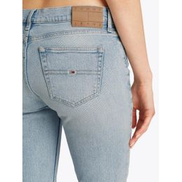 Tommy Jeans Damen Bootcut-Jeans "Maddie Mid Rise Bootcut", blau, Gr. 33, unifarben, Denim/Jeans, Obermaterial: 99% Baumwolle, 1% Elasthan, Jeans, in
