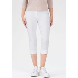 Stehmann Damen Caprihose "Ina", wei&szlig;, Gr. 42, Web, Obermaterial: 72% Viskose, 25% Polyamid, 3% Elasthan, Hosen, Sommerhose in Gr&ouml;&szlig;en 32 bis 52