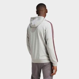 Herren Kapuzensweatshirt "CODES COLLEGIATE GRAPHIC HOODIE", grau, Gr. S, adidas Sportswear, Obermaterial: 70% Baumwolle, 30% Polyester, Sweatshirts
