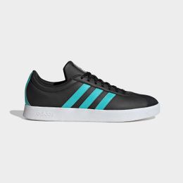 Herren Sneaker "VL COURT MER", adidas Performance, Gr. 44, schwarz, Leder, Synthetik, Schuhe, Mercedes AMG Motorsport