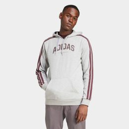 Herren Kapuzensweatshirt "CODES COLLEGIATE GRAPHIC HOODIE", grau, Gr. M, adidas Sportswear, Obermaterial: 70% Baumwolle, 30% Polyester, Sweatshirts