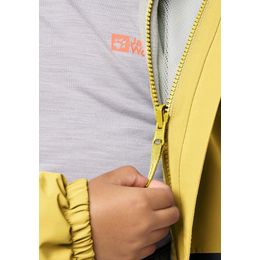 Jack Wolfskin Kinder 3-in-1-Funktionsjacke "ICELAND 3IN1 JACKET K"lemonice, Gr. 152, Obermaterial:100% Polyester. Futter:100% Polyester.