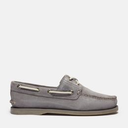 Timberland Herren Bootsschuh "CLASSIC BOAT - BOAT SHOE", Gr. 40, grau, Leder, Schuhe, Classic Bootsschuh aus Timberland Premium Leder
