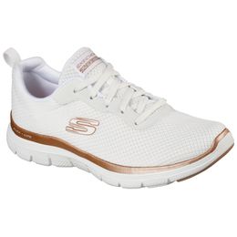 Skechers Damen Sneaker "FLEX APPEAL 4.0 BRILLINAT VIEW", Gr. 40, rosa, Lederimitat, Textil, Schuhe, Freizeitschuh, Halbschuh, Schn&uuml;rschuh mit Air