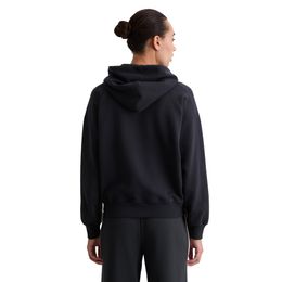 Marc O'Polo MARC O'POLO Damen Kapuzensweatshirt, schwarz, Gr. XS, Sweatware, Obermaterial: 100% Baumwolle, Sweatshirts, mit Logo-Stickerei