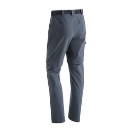 Maier Sports Herren Outdoorhose "Torid slim zip", grau, Gr. 46, 90% Polyamid, 10% Elasthan, Hosen, Herren Zip-Off Wanderhose, atmungsaktive