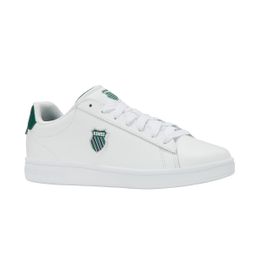 K-Swiss Herren Sneaker "Court Shield II", Gr. 47, wei&szlig;, Leder, Schuhe