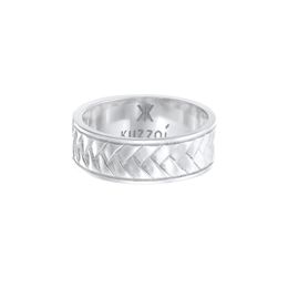 Kuzzoi Herren Silberring "Herren Bandring Used Vintage Retro 925 Silber", 58mm, ohne Stein, Silber 925 (Sterlingsilber), silber, Silber 925