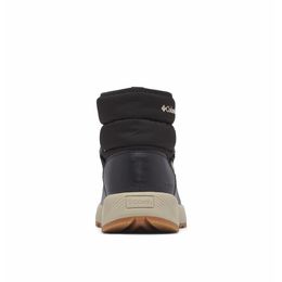 Columbia Damen Snowboots "SLOPESIDE VILLAGE OMNI-HEAT MID", Gr. 39, schwarz, Leder, Textil, Schuhe, gef&uuml;ttert