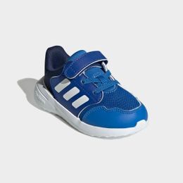 M&auml;dchen Klettschuh "TENSAUR RUN 3.0 KIDS", adidas Sportswear, Gr. 24, blau, Synthetik, Textil, Schuhe, f&uuml;r Kinder, mit Klettverschluss