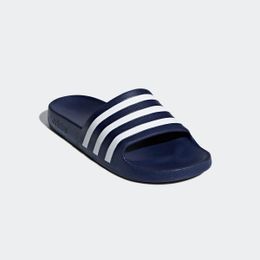 Damen Badesandale "AQUA ADILETTE", adidas Sportswear, Gr. 44,5, blau, Synthetik, Schuhe