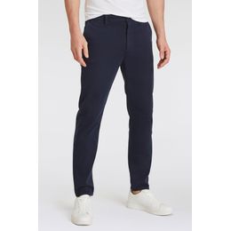 BOSS Orange Herren Chinohose "Tapered-fit", blau, Gr. 36, unifarben, Web, Obermaterial: 97% Baumwolle, 3% Elasthan, Hosen, Aus komfortabler