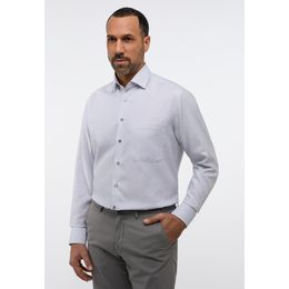 Eterna Herren Langarmhemd "COMFORT FIT", grau, Gr. 44, Twill, 100% Baumwolle, Hemden, NON IRON (b&uuml;gelfrei)
