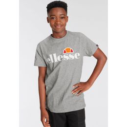 Ellesse Jungen T-Shirt "MALIA", grau, Gr. 152, Obermaterial: 100% Baumwolle, Shirts, Kurzarm, mit Rundhalsausschnitt, aus Baumwolle, gerader Abschluss
