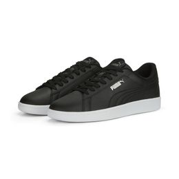 Puma Damen Sneaker "Smash 3.0 Sneakers Erwachsene", Gr. 46, schwarz-wei&szlig;, Obermaterial: Synthetik, Textil, Kuhleder, Leder. Futter: Textil.
