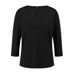 Peter Hahn - Rundhals-Shirt, schwarz, Gr. 38 / S - Baumwolle