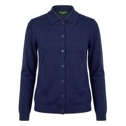 Fadenmeister Berlin - Strickjacke, blau, Gr. 38 / S - Baumwolle