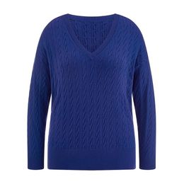 Emilia Lay - Pullover, blau, Gr. 50 / XL