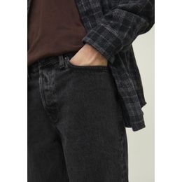 Jack & Jones JACK & JONES Herren Loose-fit-Jeans "JJIEDDIE JJORIGINAL MF 710", schwarz, Gr. 32, clean, Denim/Jeans, Obermaterial: 100% Baumwolle, Jeans