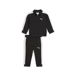 Puma Jungen Jogginganzug "Minicats T7 ALWAYS ON Anzug Kinder", schwarz, Gr. 104, Obermaterial: 100% Polyester; Rippe: 98% Polyester, 2% Elasthan,