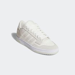 Damen Sneaker "RAPID COURT LOW", adidas Sportswear, Gr. 46, wei&szlig;, Leder, Synthetik, Schuhe